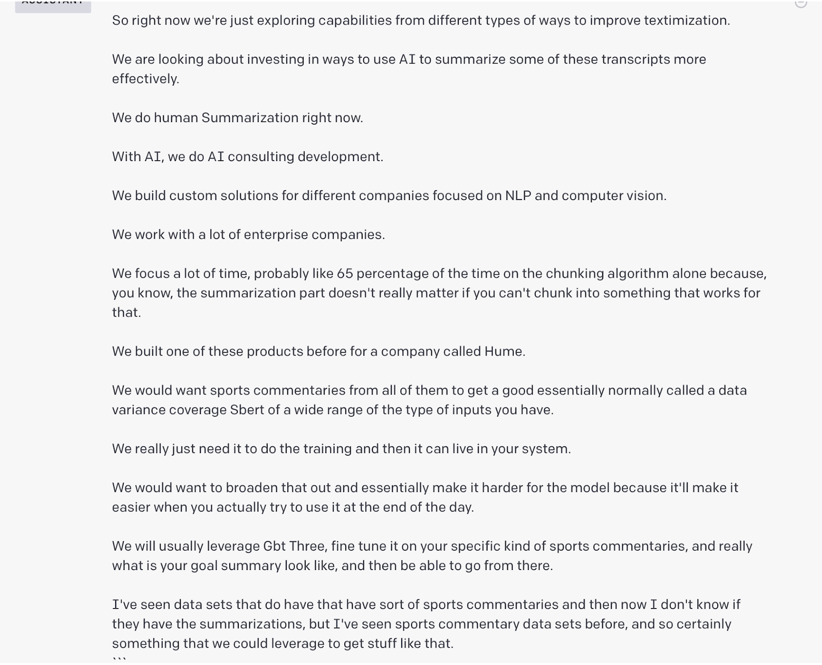 Harnessing GPT-4 for Meeting Summarization: Zero-Shot and Aspect-Based Approaches | Width.ai