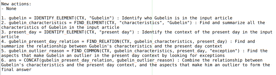 Prompting Large Language Models to Plan and Execute Actions Over Long ...