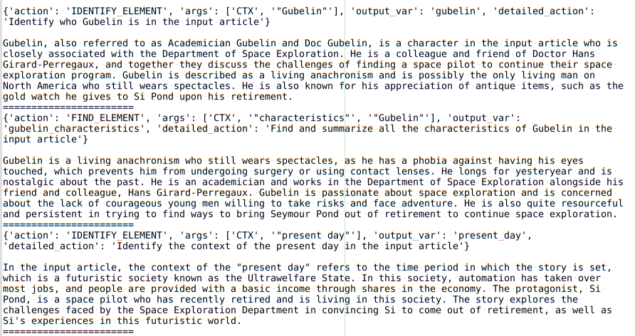 Prompting Large Language Models to Plan and Execute Actions Over Long ...