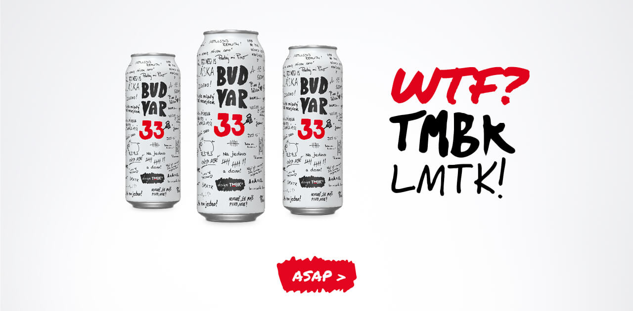 Pivo Budvar 33 + TMBK – Budějovický Budvar, n. p.