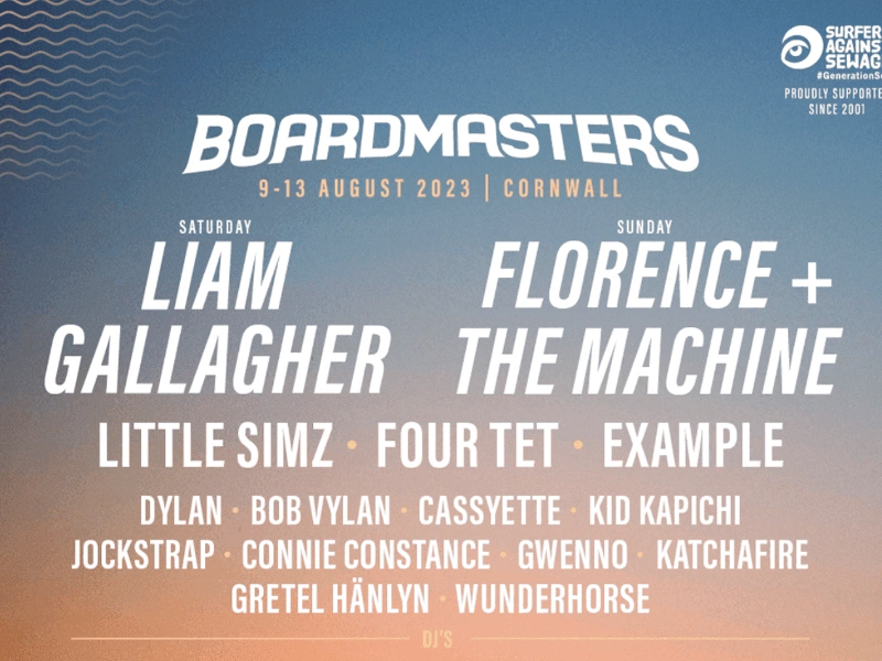 Boardmasters 2023 Lineup