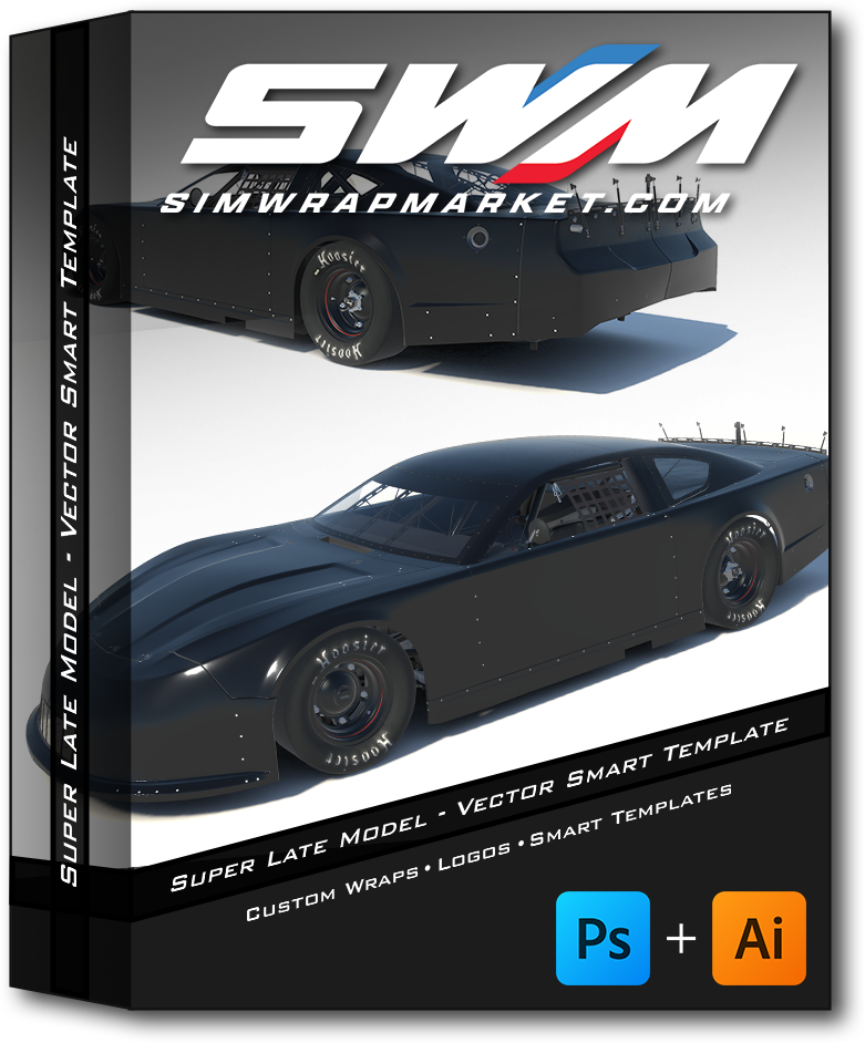 Dirt Late Model Vector Smart Template
