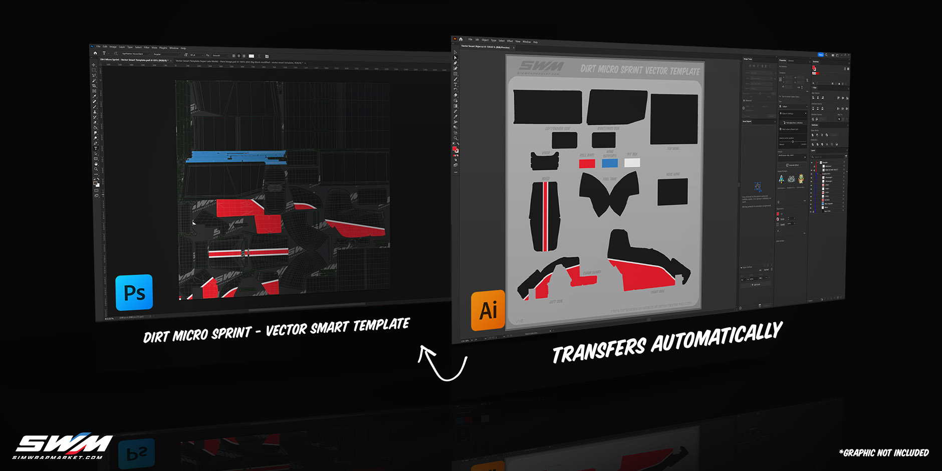 Dirt Micro Sprint - Vector Smart Template
