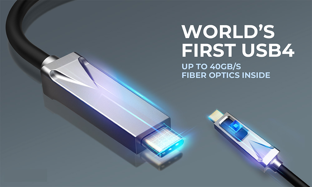 BKSTEC Develop World’s First Fiber Optic USB4 Cables | BKSTEC- Fiber ...