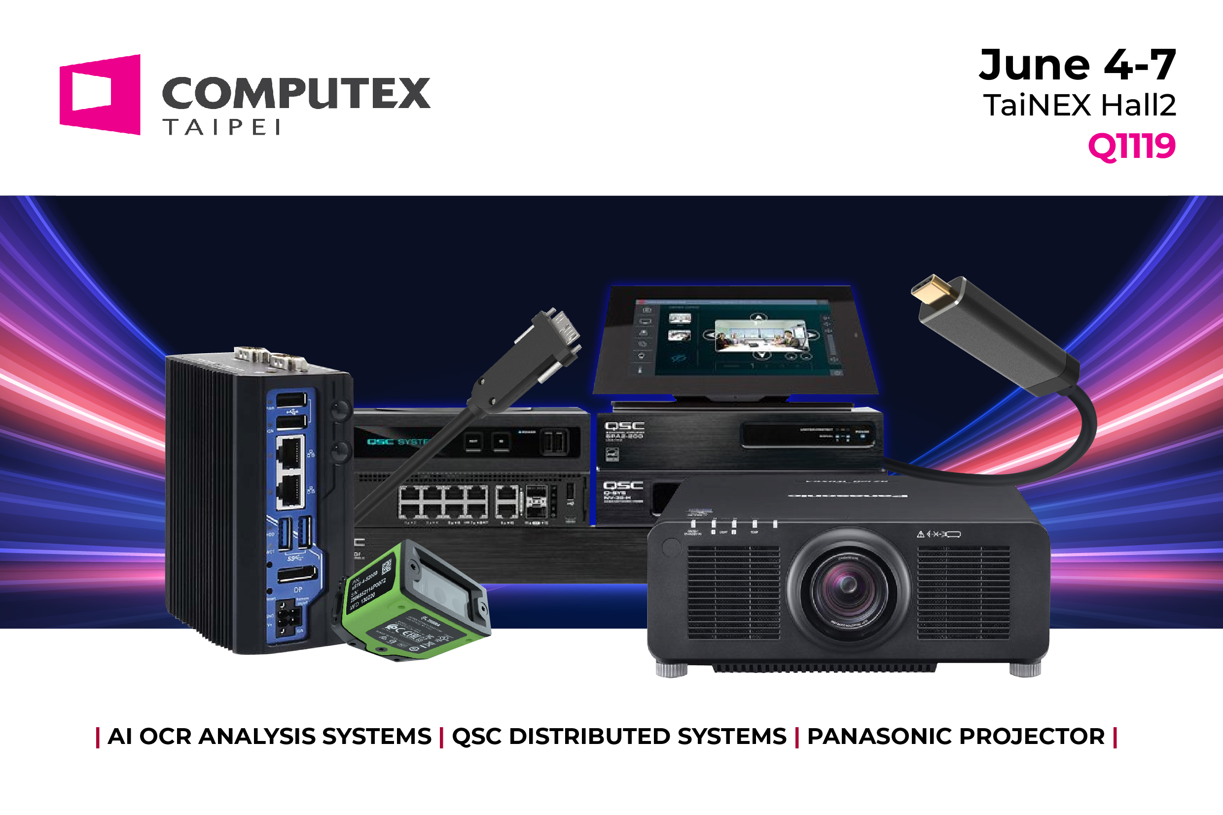 BKSTEC real demonstration of AI OCR analysis system and Q-Sys ...