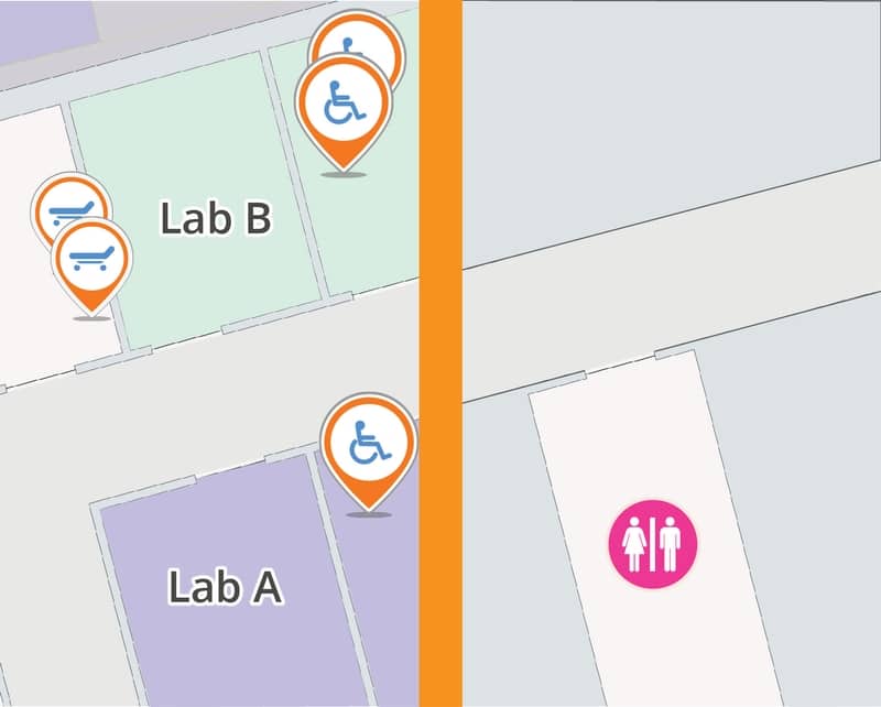 Indoor and outdoor maps