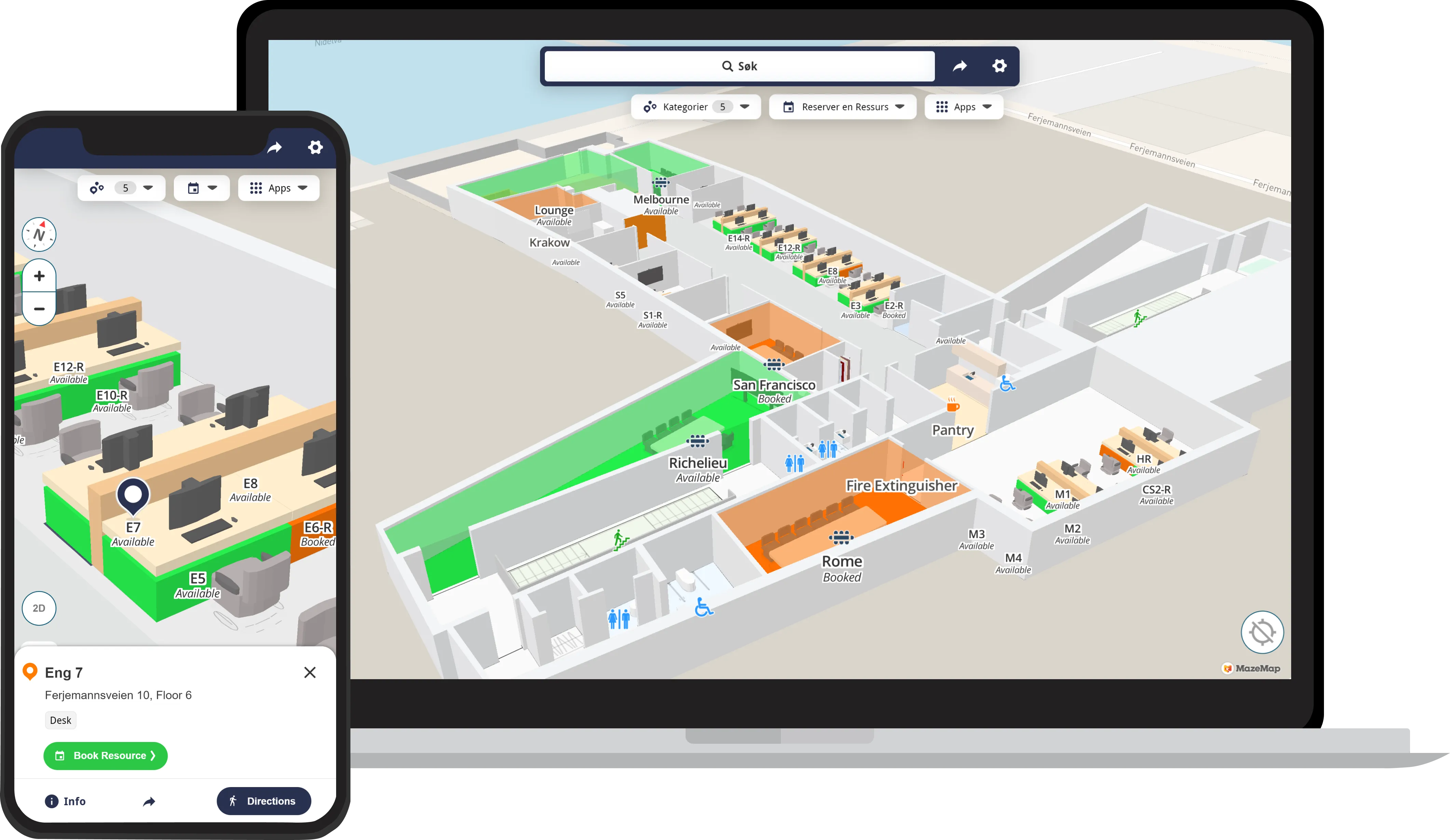 Space booking solutions