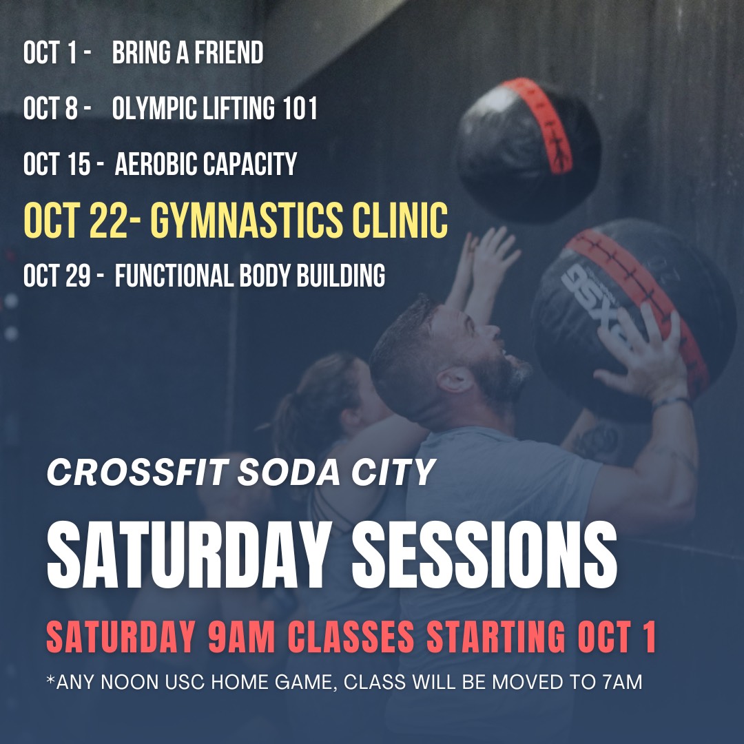 10/22/2022 Saturday - CrossFit Soda City | CrossFit Gym in Columbia, SC