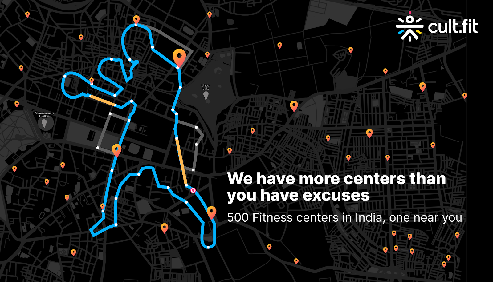 OOH campaign | cult.fit