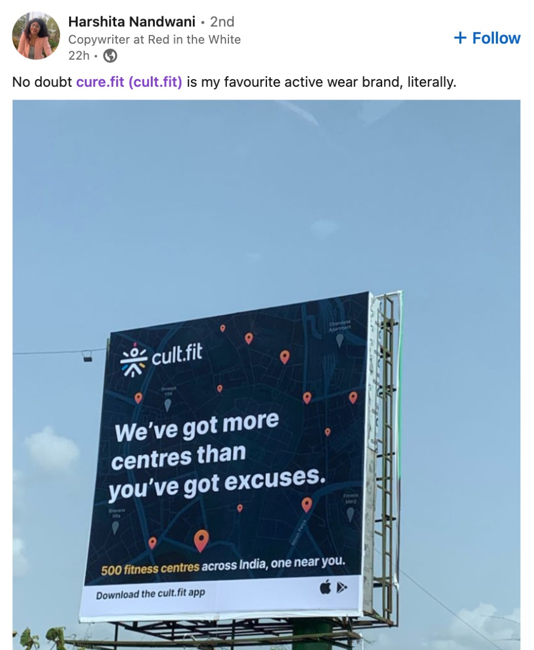 OOH campaign | cult.fit