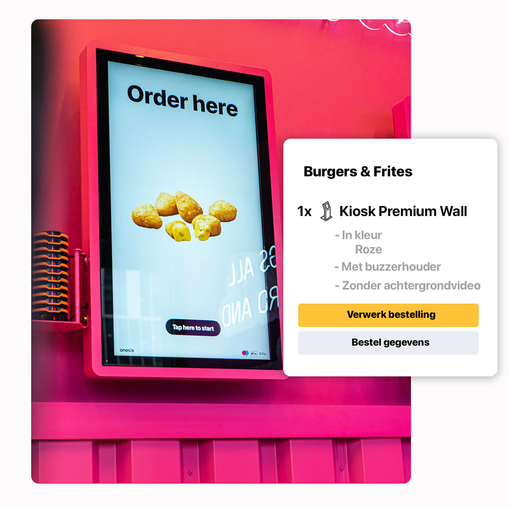 Kiosk Premium Wall, the self ordering Kiosk that stands out on any wall ...