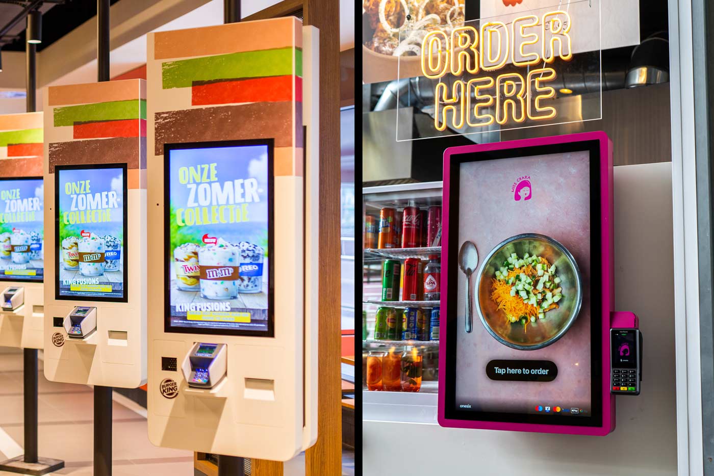 Bestelzuilen in de Fastfoodrevolutie: De Bestelzuil van Burger King vs. de Kiosk van Onesix - Onesix
