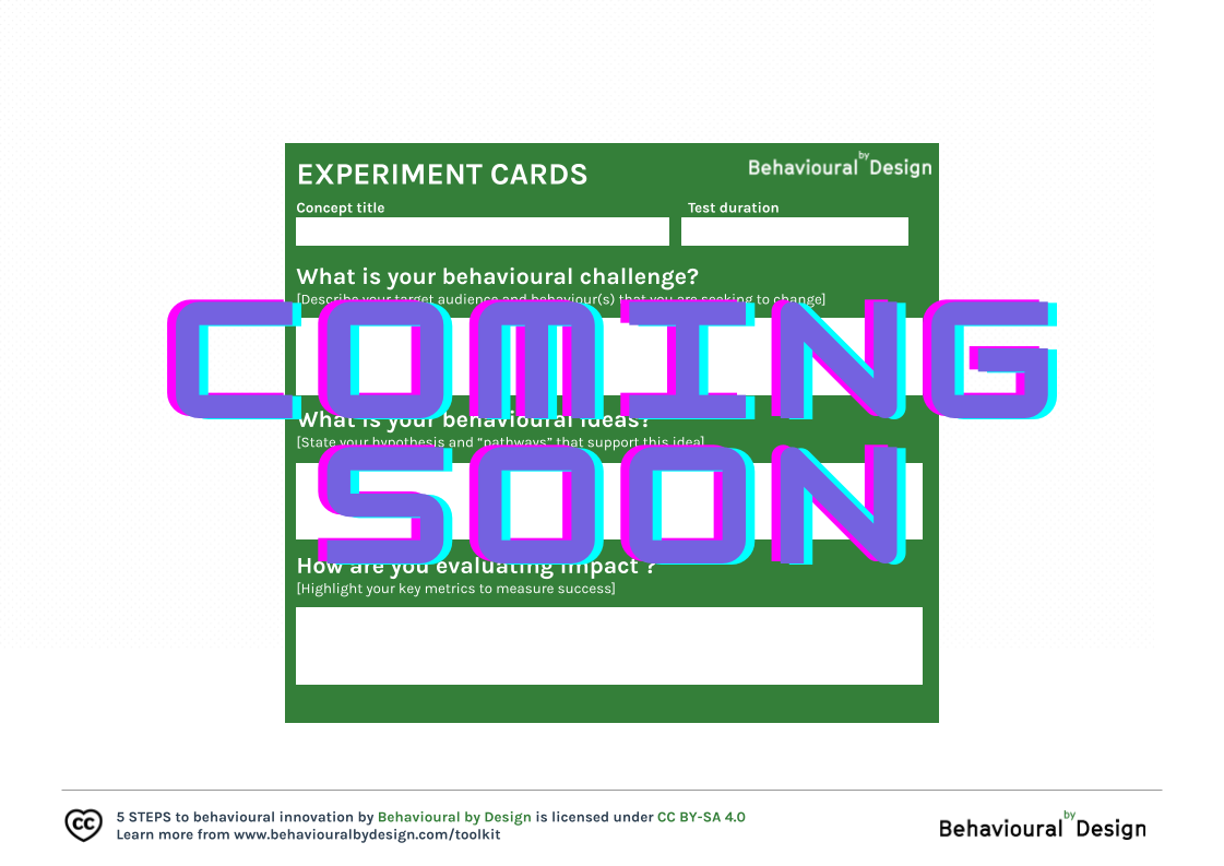 Behavioural by Design Toolkit | Behavioural Science Tools