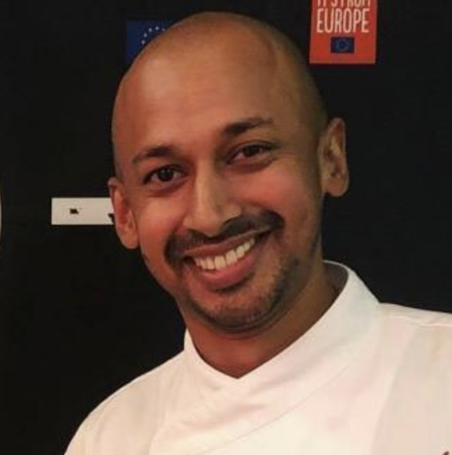 Masala Omelette Rice with Beetroot