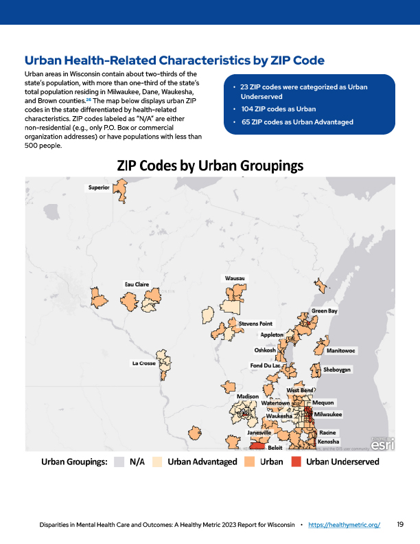 Health Disparities in Wisconsin
