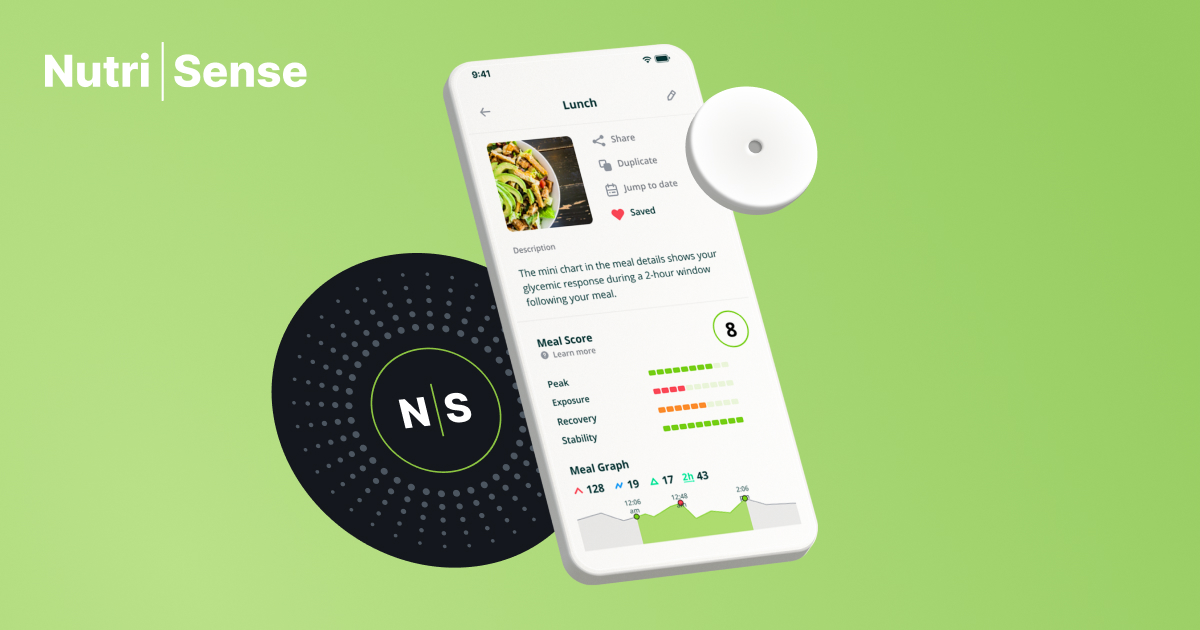 NutriSense: Unlock Your Body's Glucose Data
