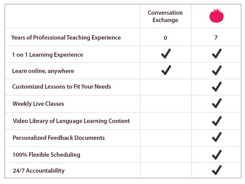 Conversation Exchange Review