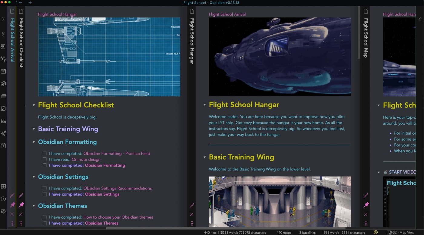 Obsidian Flight School — An experiment in “Lean Forward Learning”