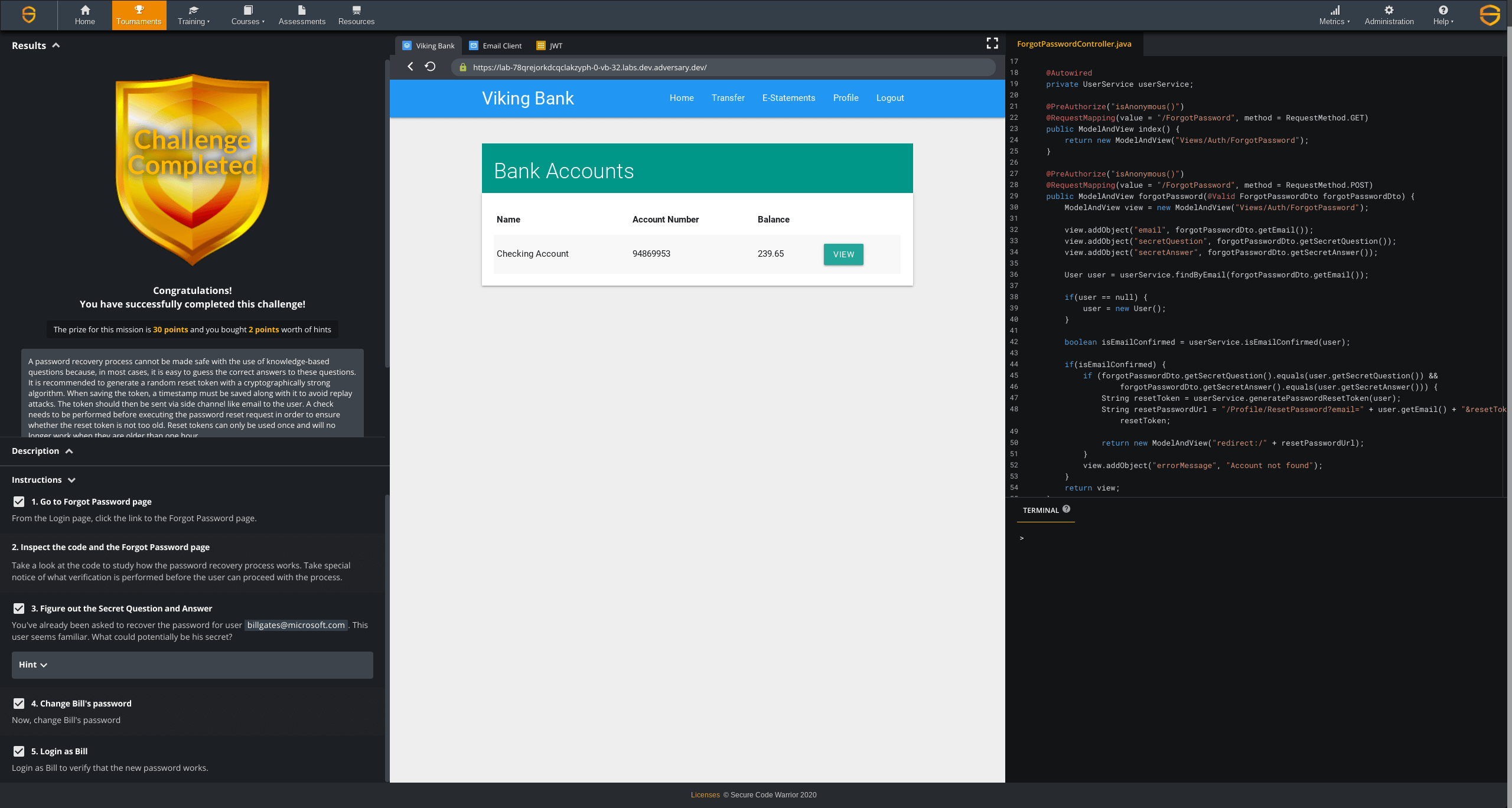 Immersive Secure Coding Practice | Secure Code Warrior