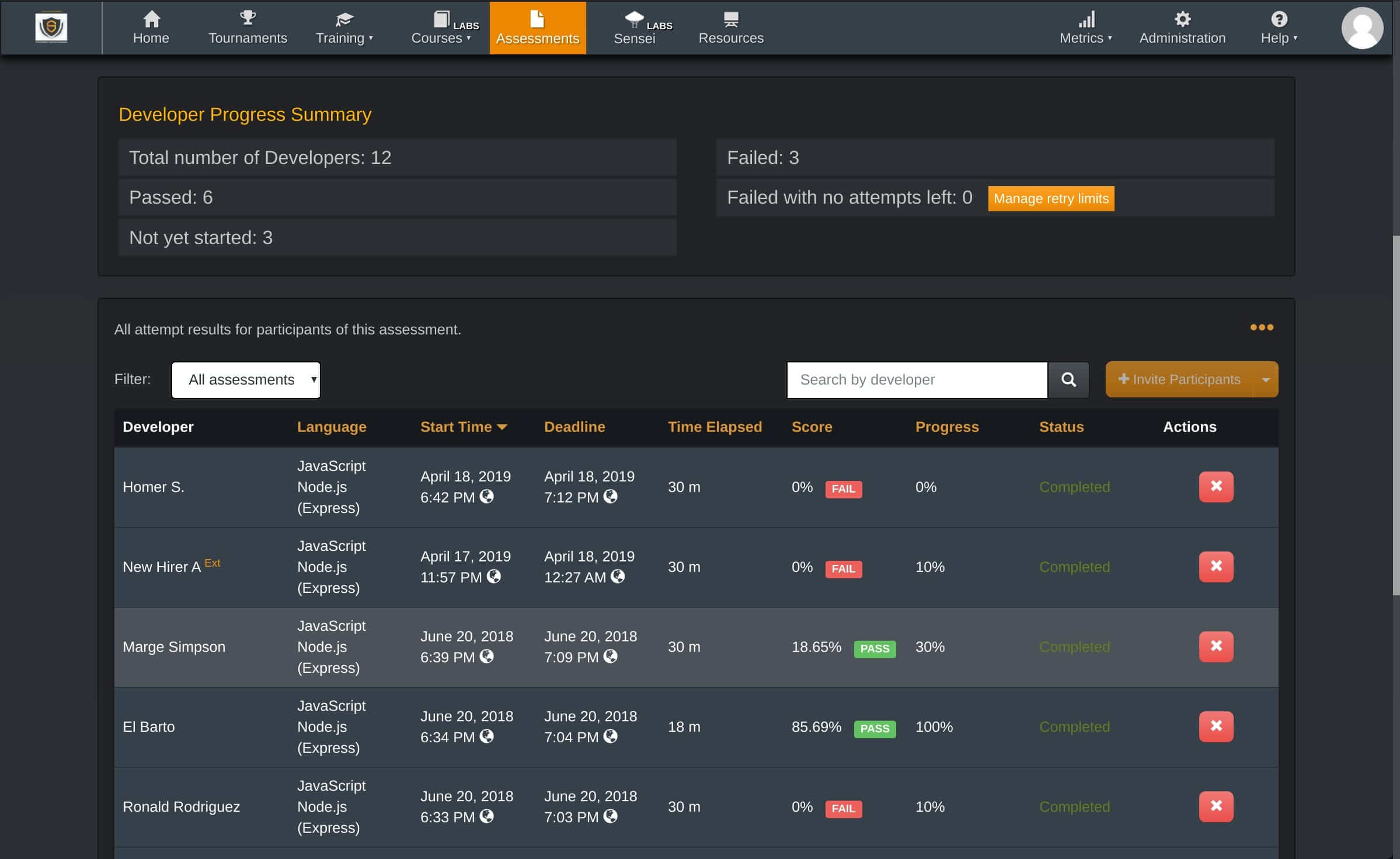 Secure Software Development Assessment | Secure Code Warrior