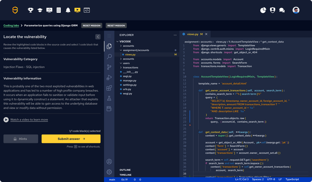 Secure Code Training for Developers | Secure Code Warrior