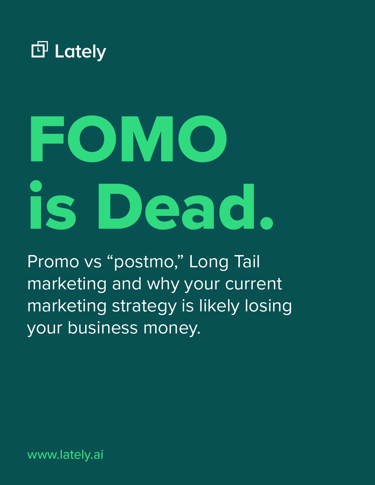 Marketing FOMO is Dead, POSTMO is here