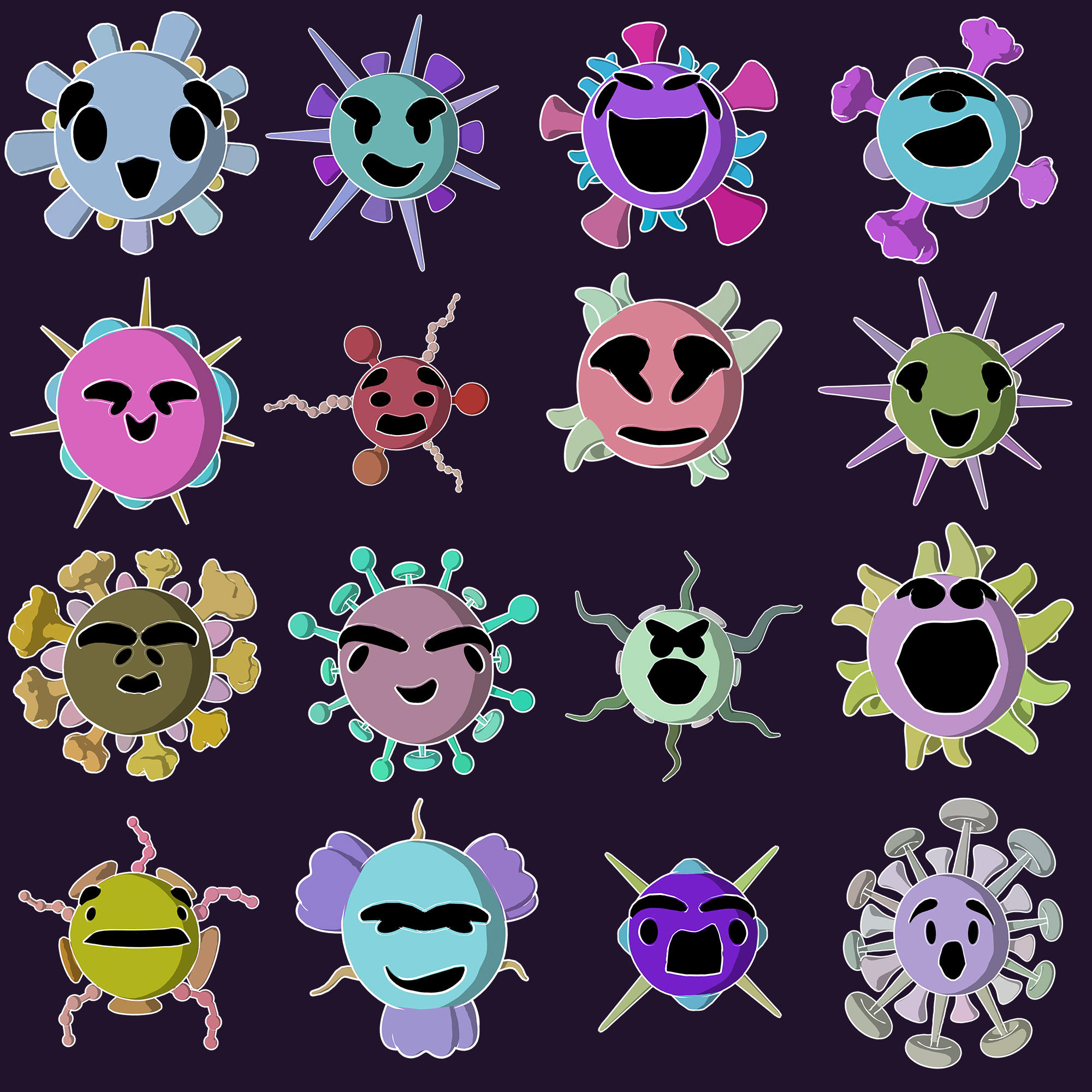 Monika Hedman: Virus Character Creator