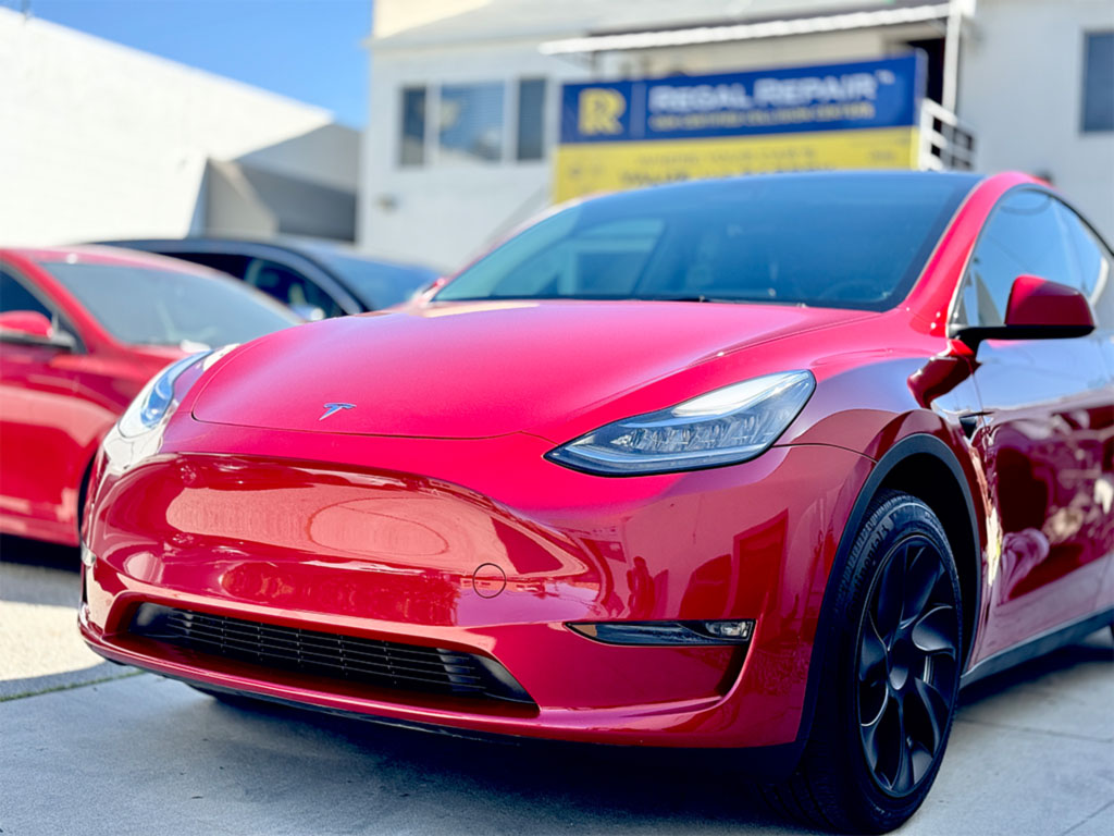 Tesla Model Y Body Repair and Paint | Regal Repair