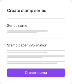 Digital Stamping or eStamping solution for Business