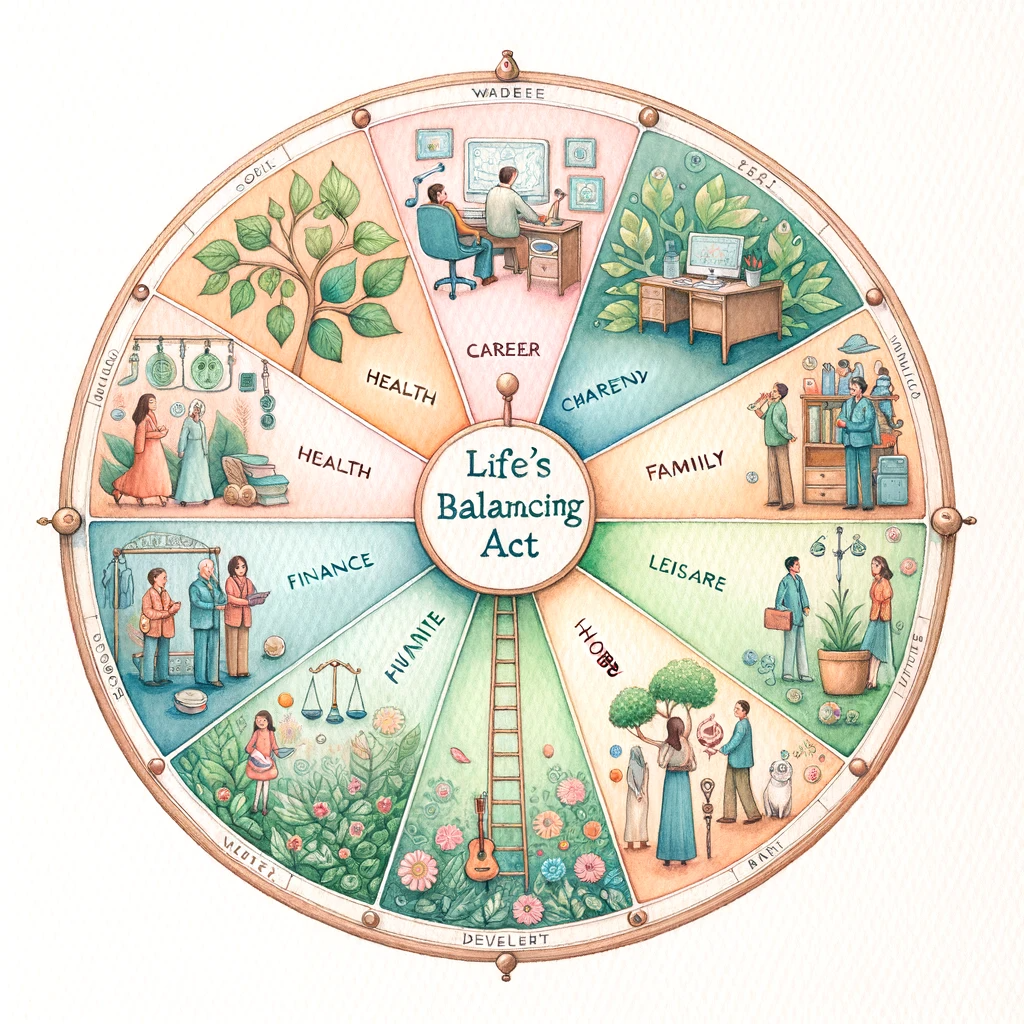 Work / Life Balance Wheel (워라벨 밸런스 휠)
