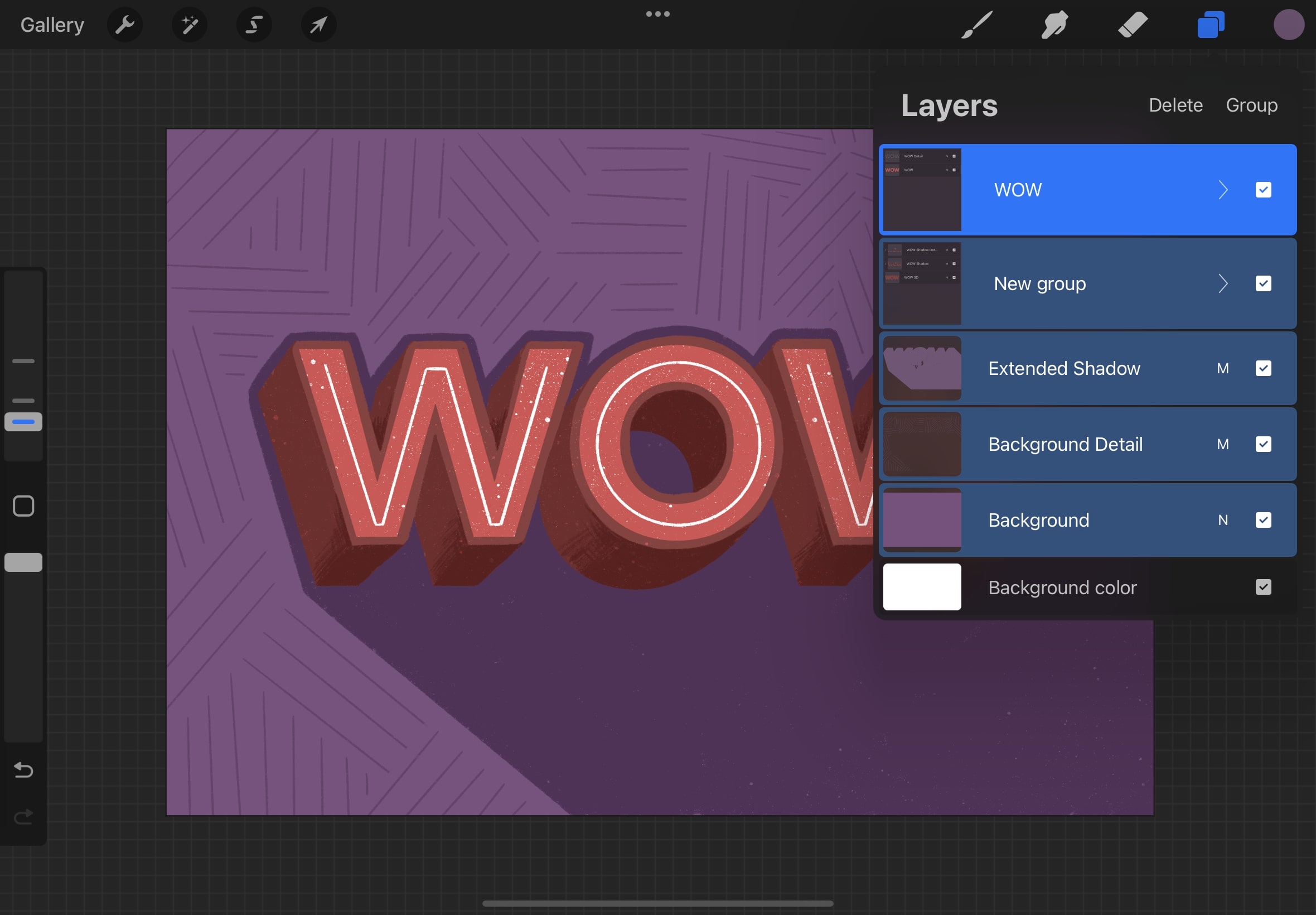 How to Group Layers in Procreate - 🖌️ Procreate.courses