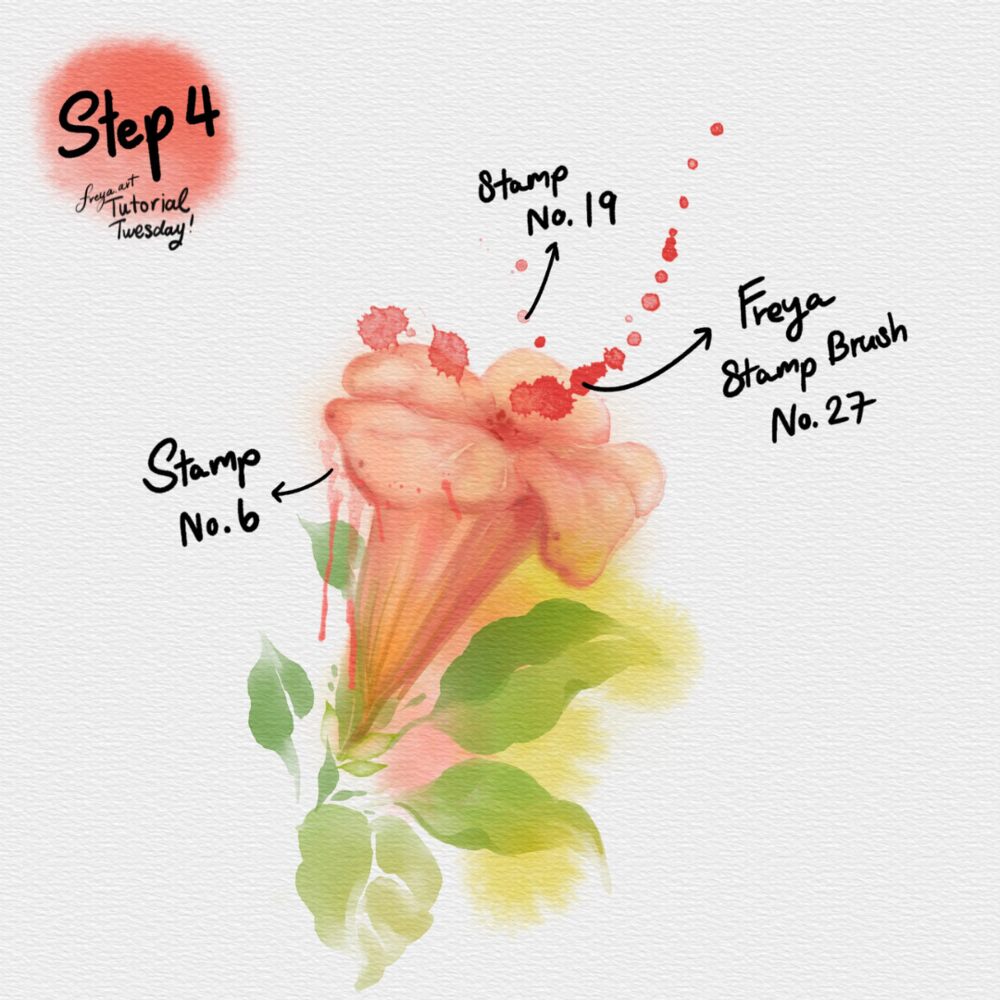Allamanda Watercolor Tutorial for Procreate