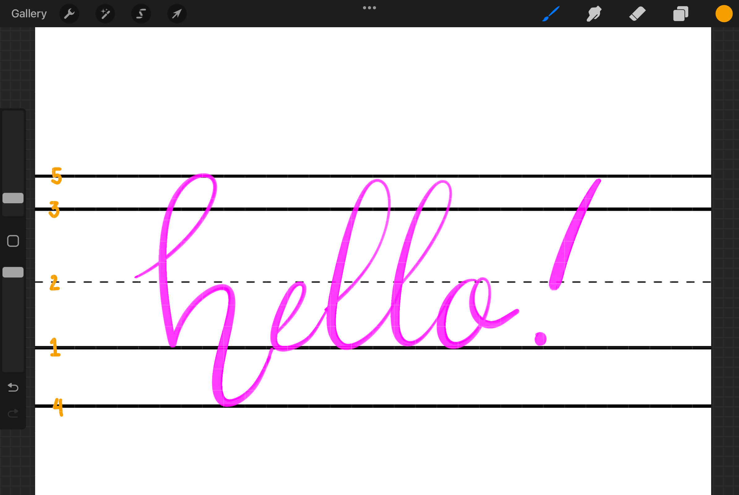 The Anatomy of Procreate Lettering Guides - 🖌️ Procreate.courses