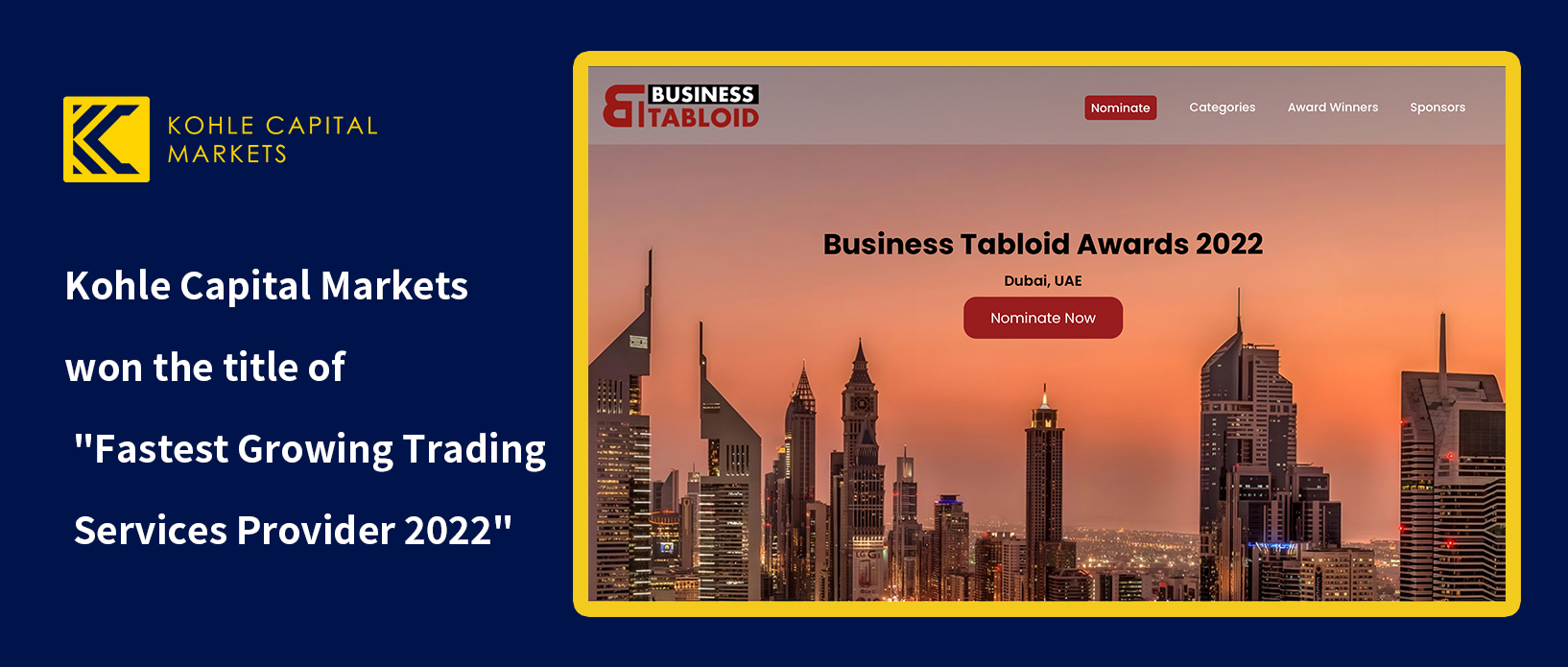 KCM Trade News - Kohle Capital Markets (KCM) Awarded Fastest Growing ...