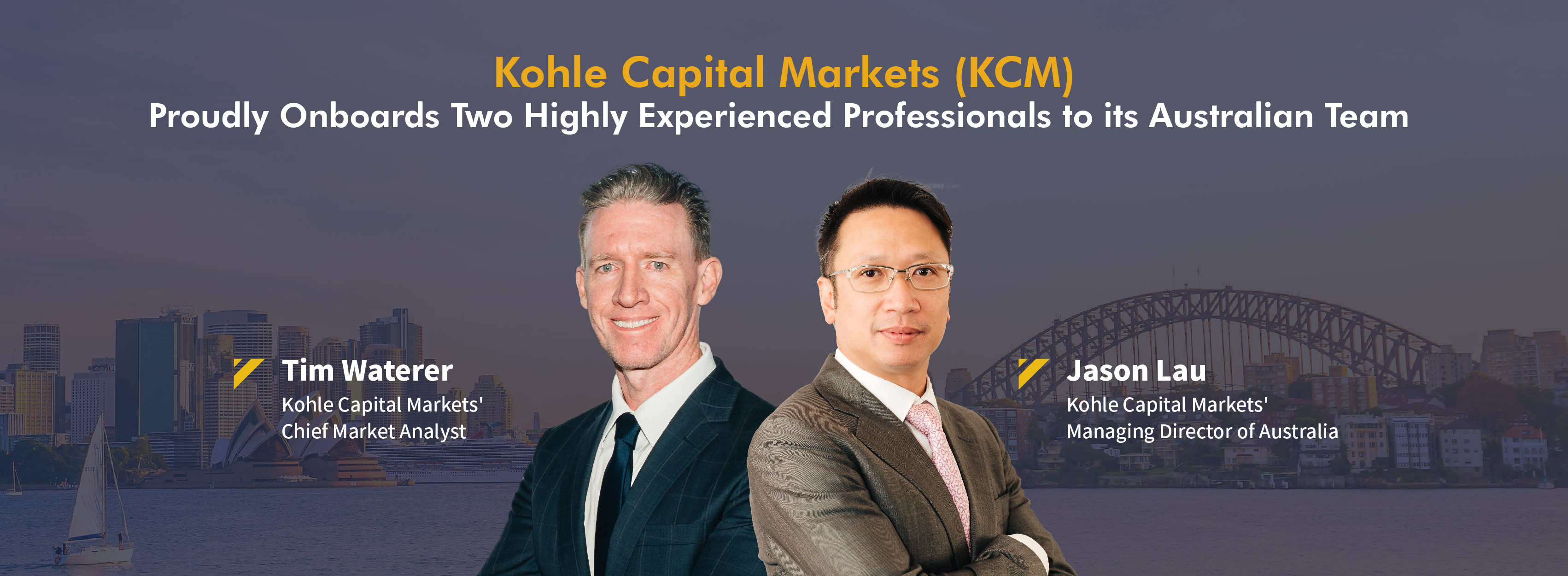 KCM Trade News - Kohle Capital Markets (KCM) est fier d'intégrer deux ...