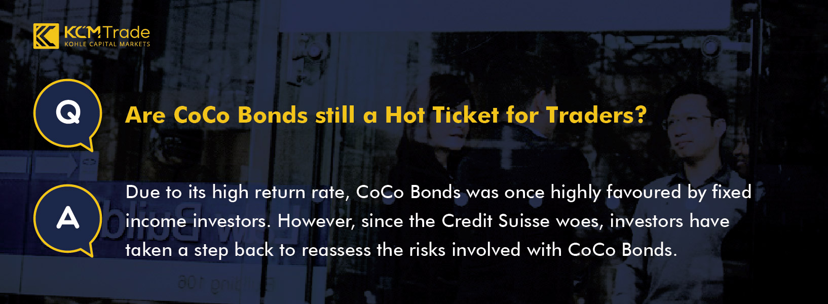 KCM Trade accurately predicted the current situation of Swiss Credit ...