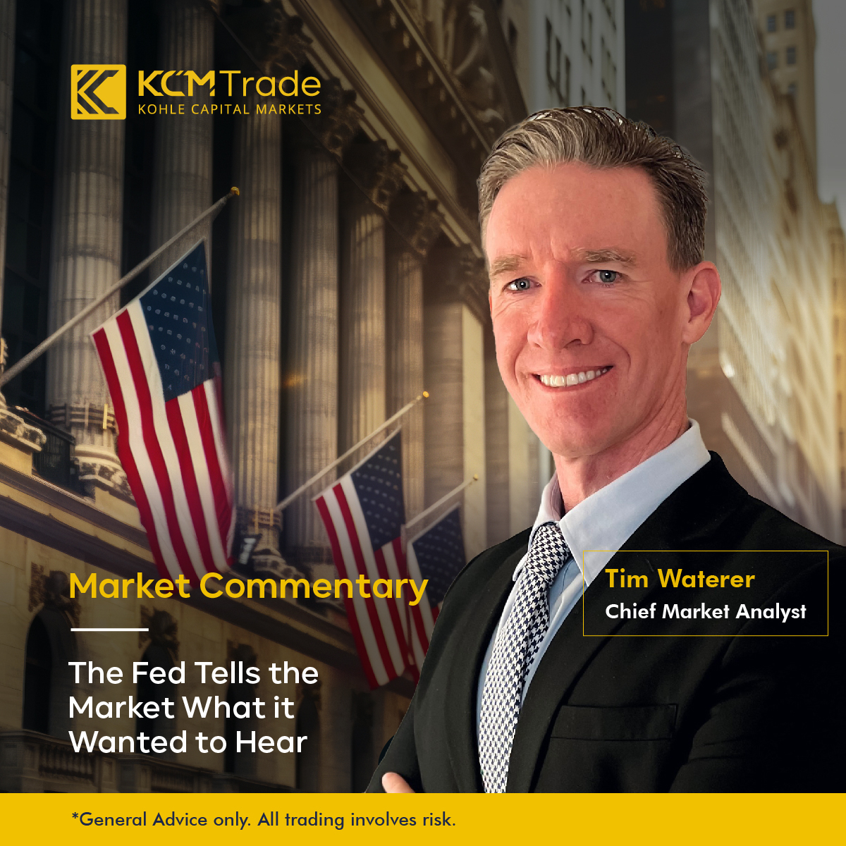 The Fed Tells the Market What it Wanted to Hear - KCM Trade Market News