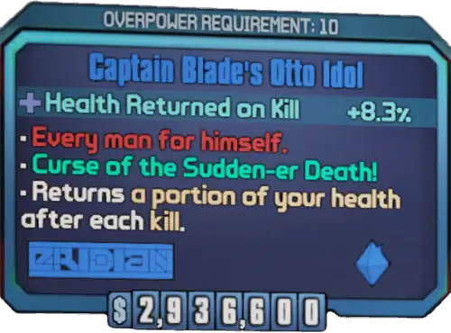 Otto Idol • BL2 – Rare Relic | Lootlemon