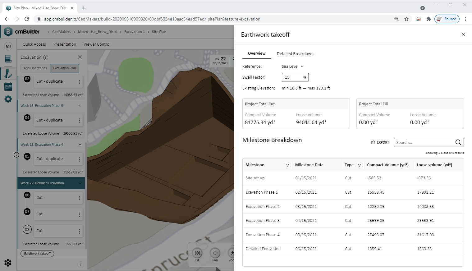 First functionality of end-to-end excavation modeling and simulation ...
