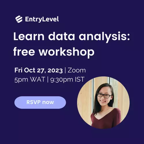 Learn data analysis: free workshop