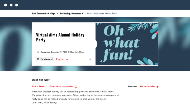Centralized Website Event Calendar | Localist Features