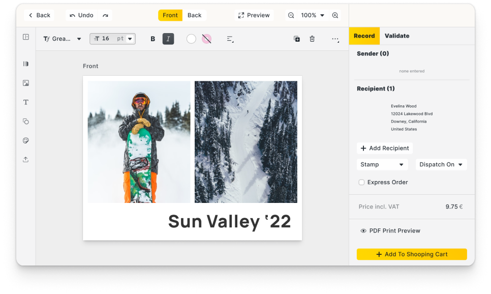 The Cross-Platform Postcard Design SDK