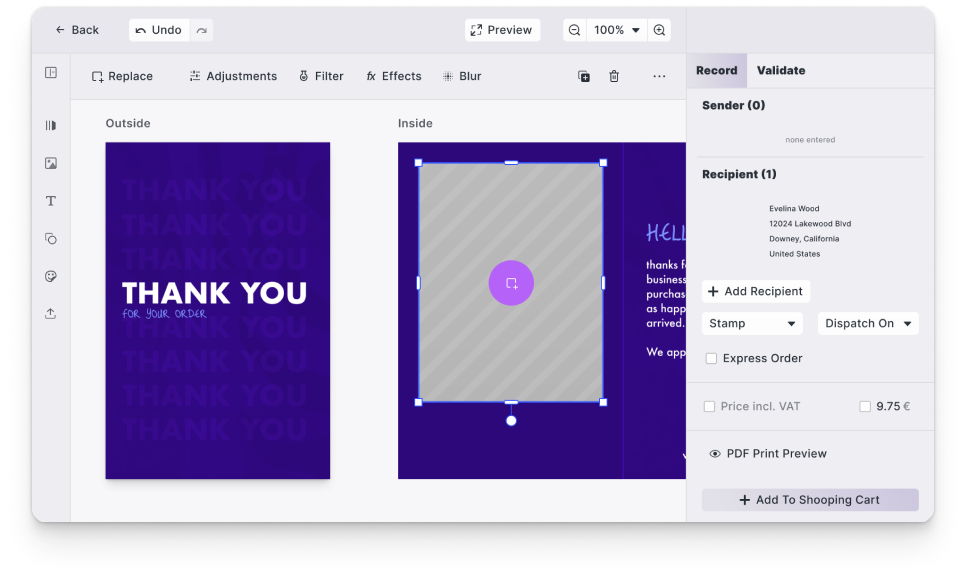 The Cross-Platform Greeting Card Editor SDK
