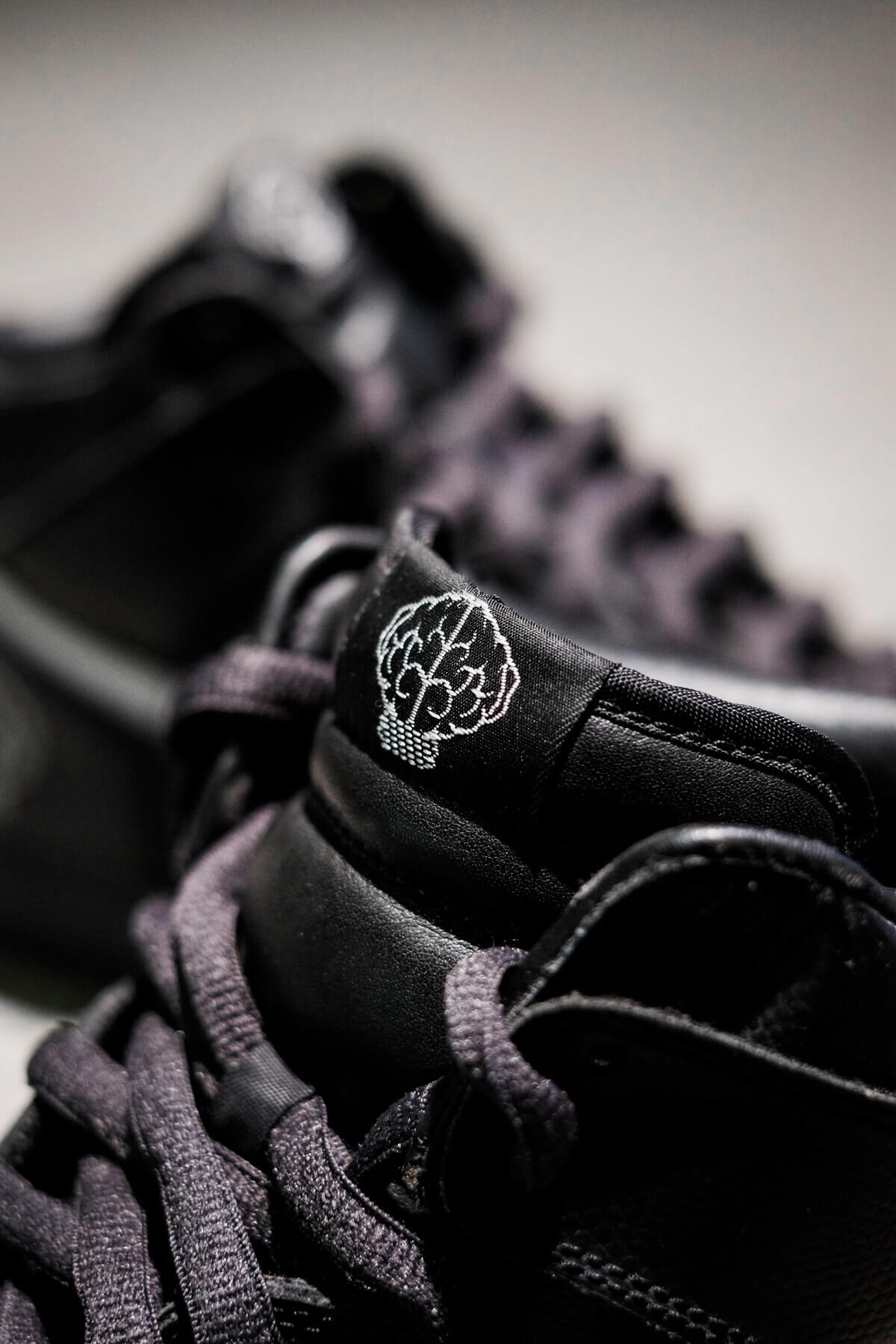 Nike x N.E.R.D Dunk Hi "Artist Series, Pharrell" Black / Metallic ...