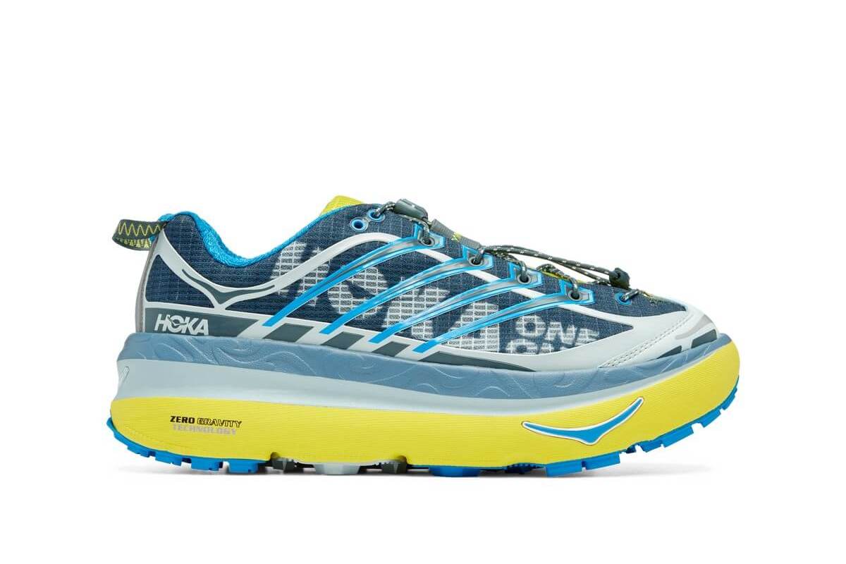 HOKA Mafate Origins - Black, White & Blue/Yellow