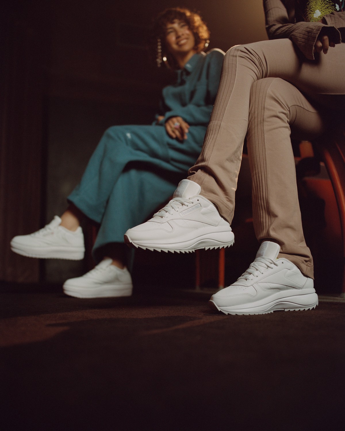 Reebok "Extras" Platform Club C & Classic Leather