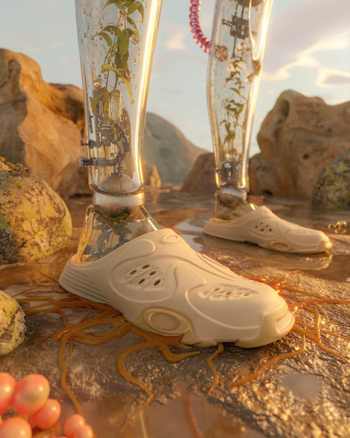 Oakley Factory Team x Brain Dead Paguro Slide Collection