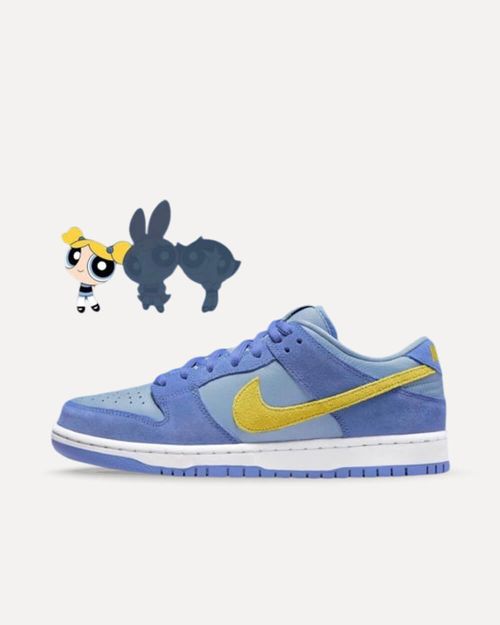Nike SB x Powerpuff Girls Dunk Low "Bubbles" - FZ8320-400 - Release ...