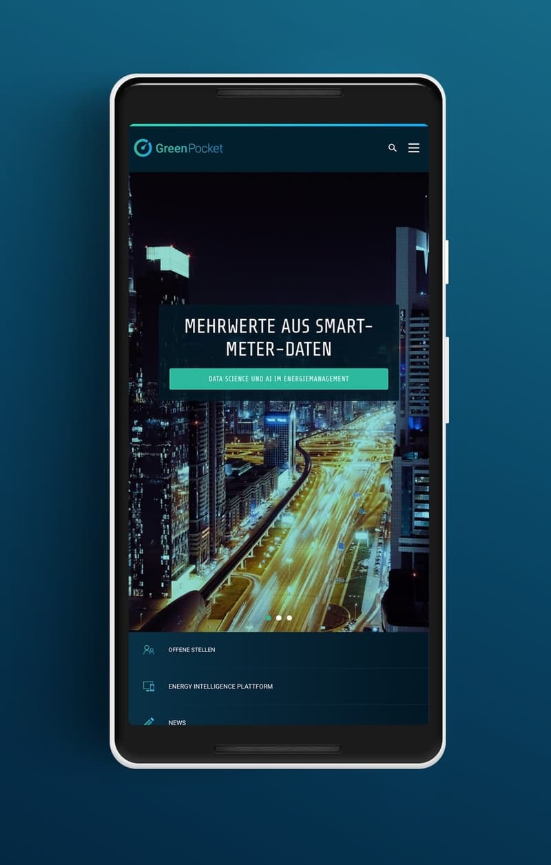 Webflow Relaunch GreenPocket - Kirch & Kriewald