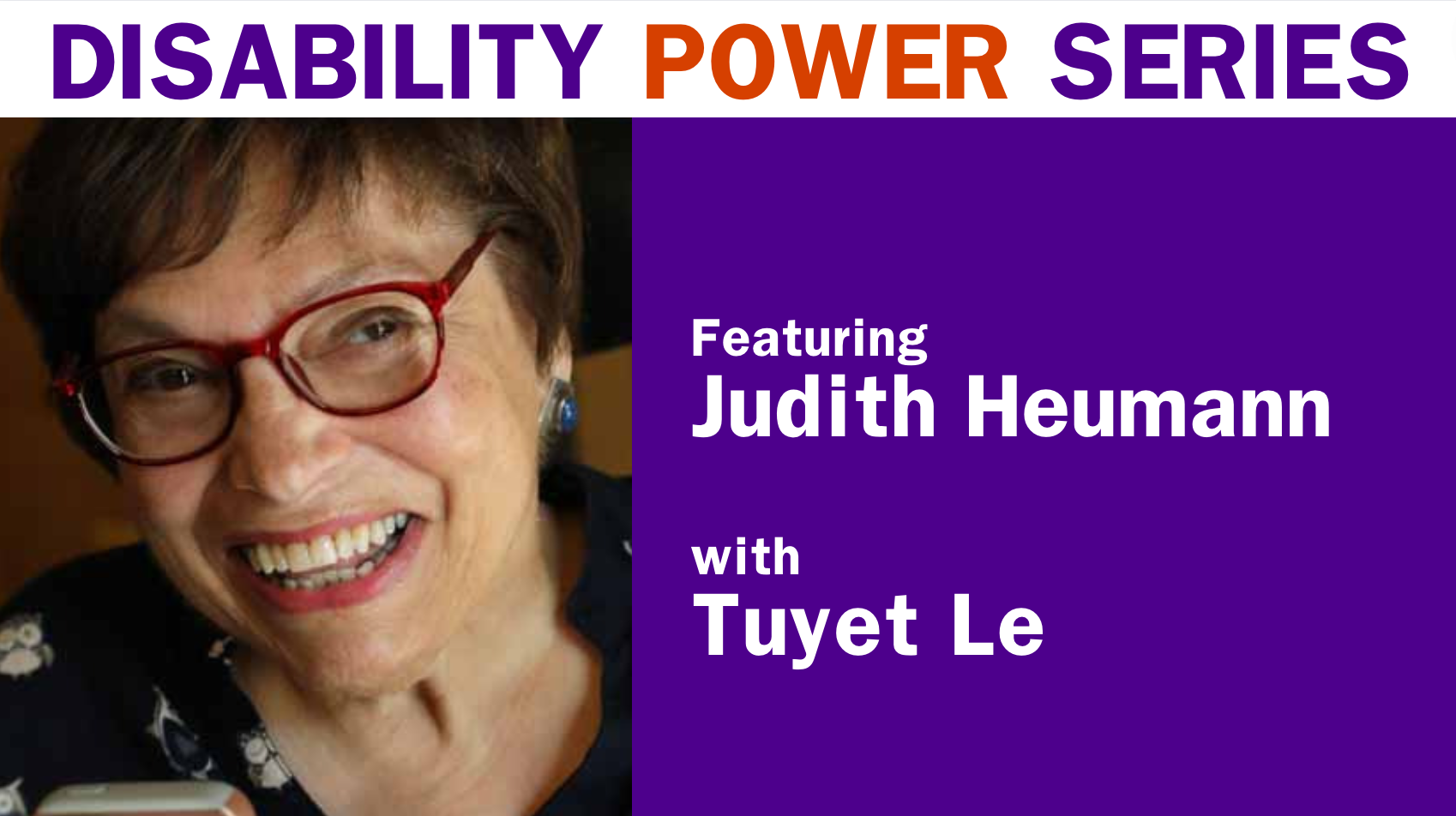 Disability Power Series: Judy Heumann
